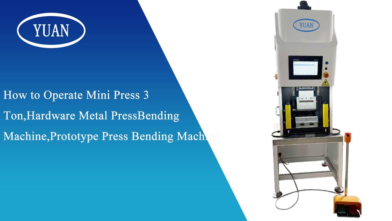 How to Operate Mini Press 3 Ton,Hardware Metal Press Machine,Prototype ...