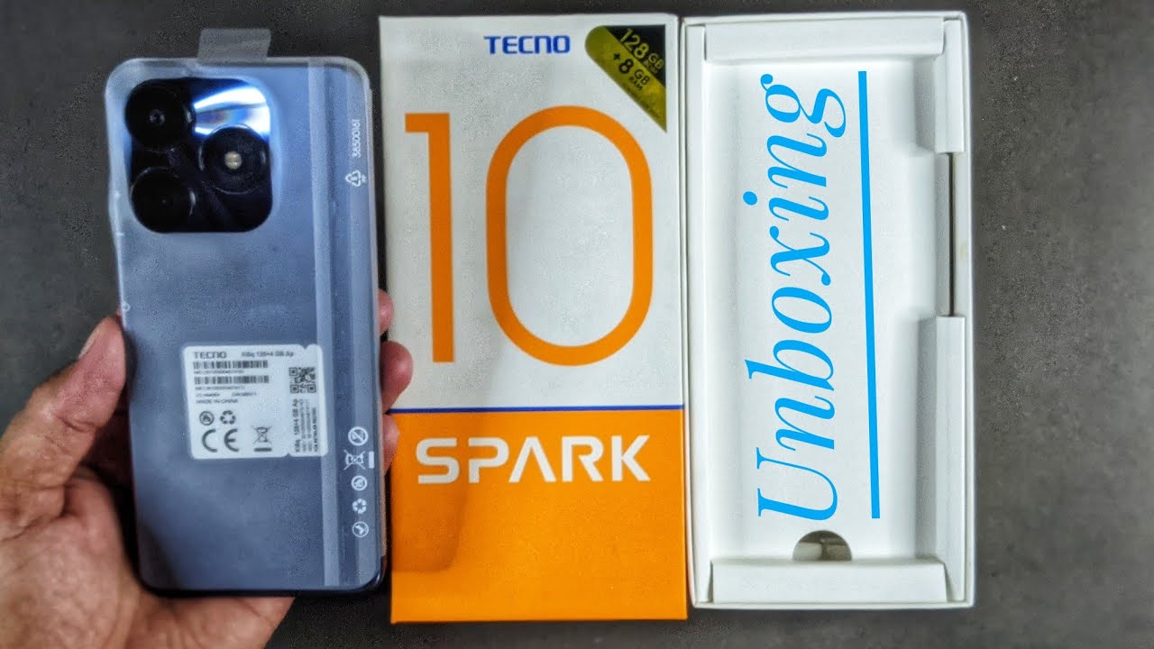 Tecno Spark 10 Unboxing | First Impression, 5000Mah Big Battery With ...