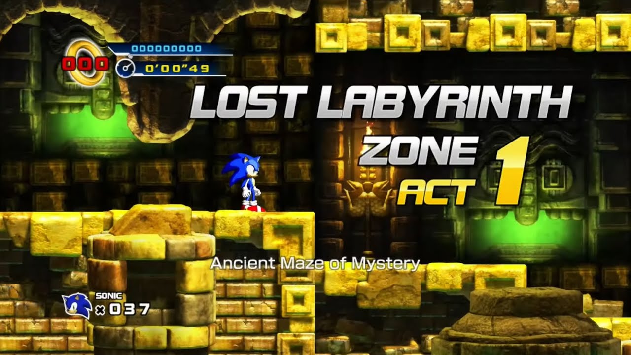 Прохождение Sonic The Hedgehog 4 Ep. 1 [Lost Labyrinth Zone] - YouTube