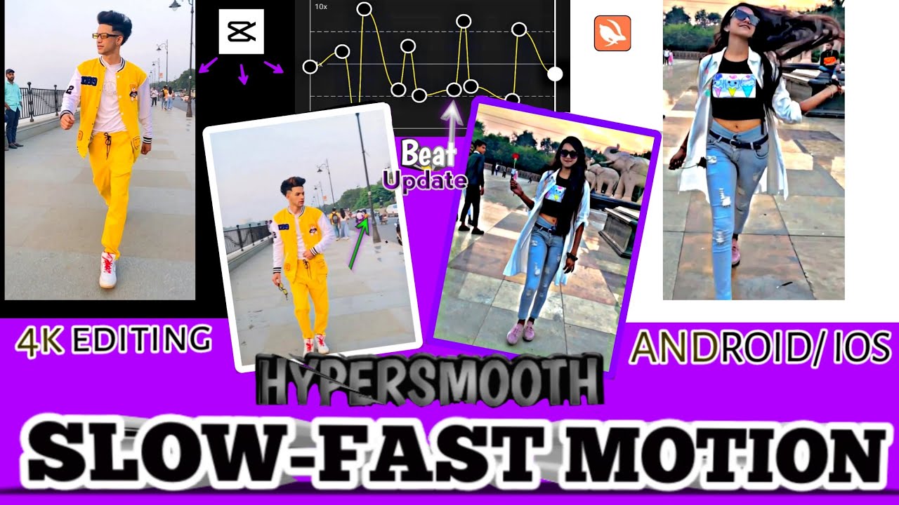 How To Ultra Smooth Slow & Fast Motion | reel trending video Editing ...