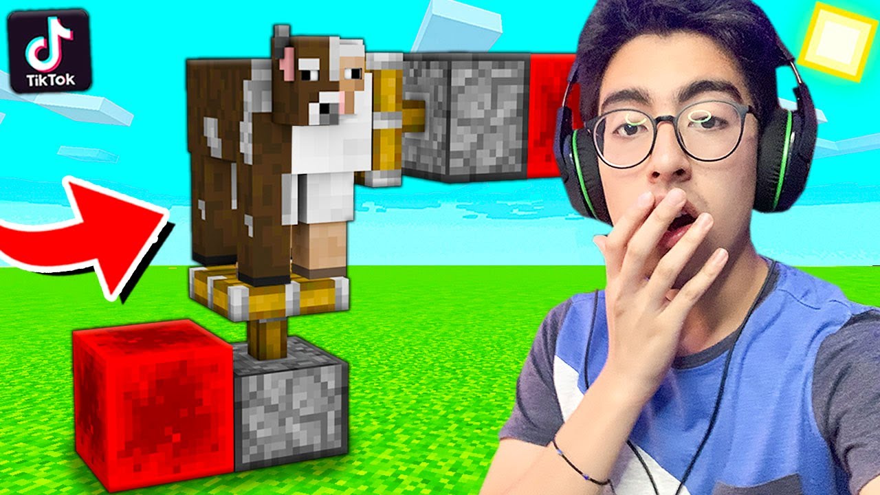 Probamos Los Tiktok Más Virales De Minecraft 🤩 Si Funcionan Youtube
