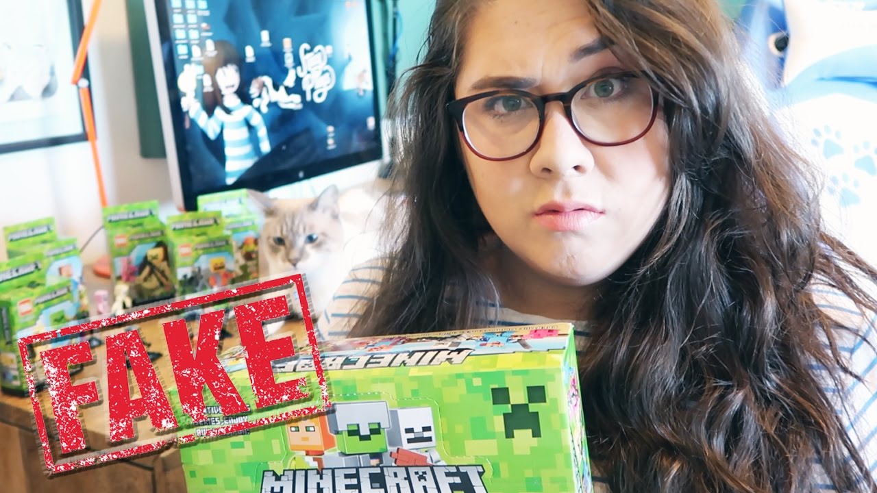 I GOT FAKE MINECRAFT TOYS! - YouTube