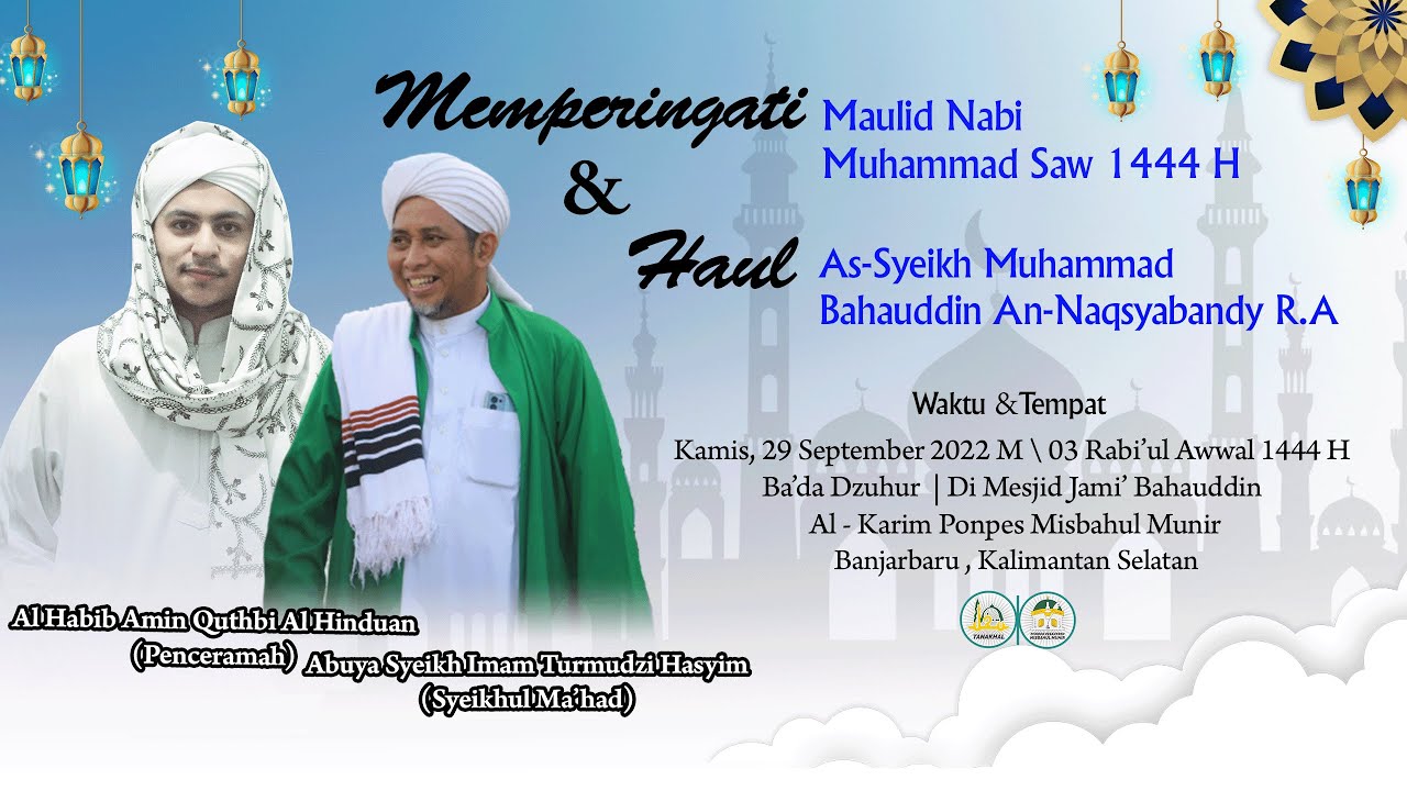 🔴 LIVE Maulid Nabi Muhammad Saw Dan Haul Syeikh Muhammad Bahauddin An ...