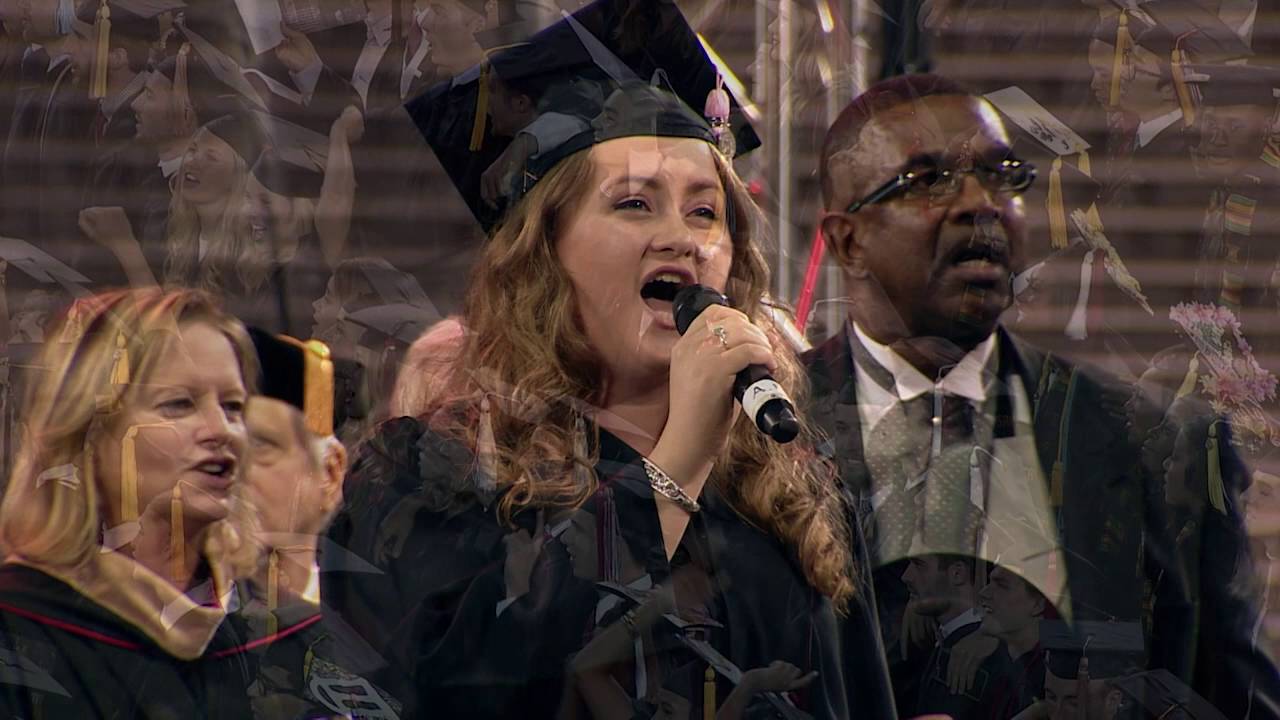 Undergraduate Ceremony, National Anthem and Alma Mater - YouTube
