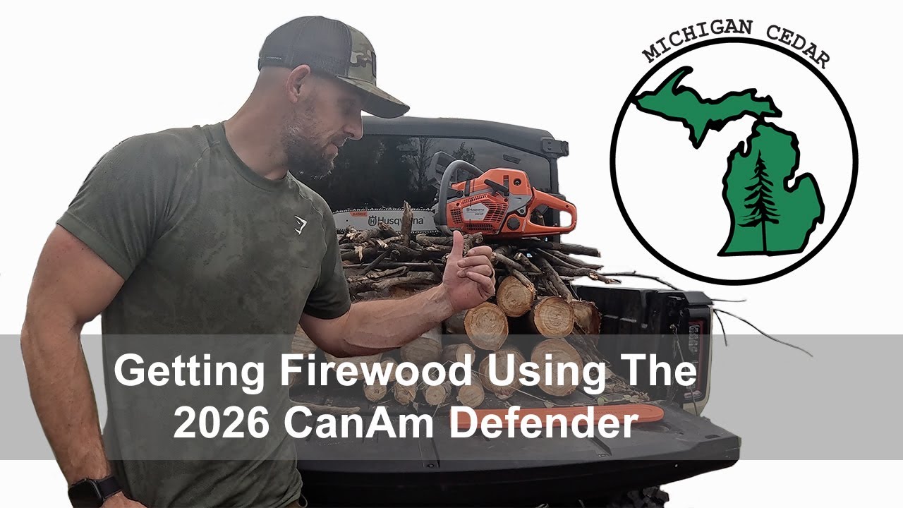 Collecting Firewood with the 2026 CanAm HD11 - YouTube