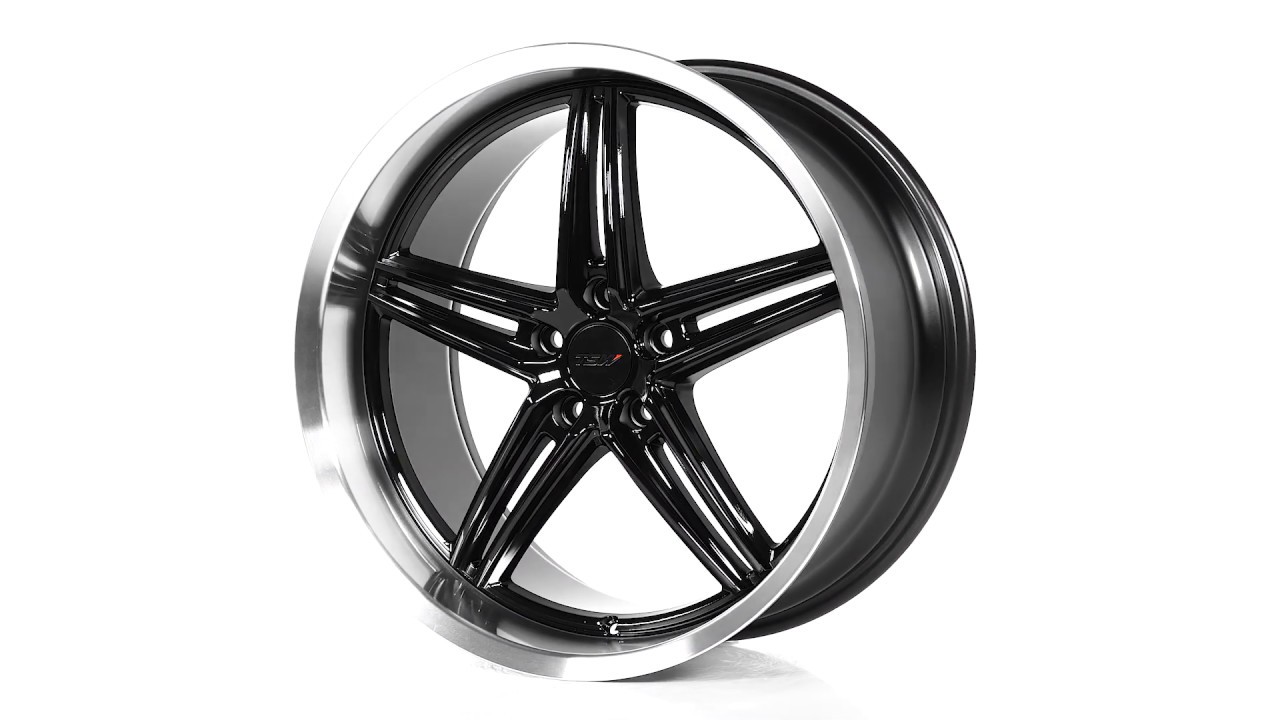 TSW Alloy Wheels - Variante in Gloss Black w/ Machined Lip - YouTube