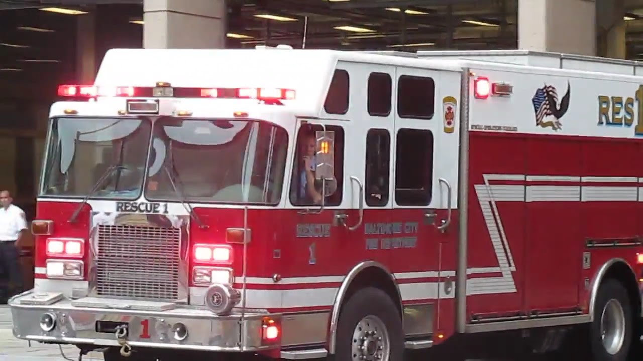 BCFD Rescue 1 Returning - YouTube