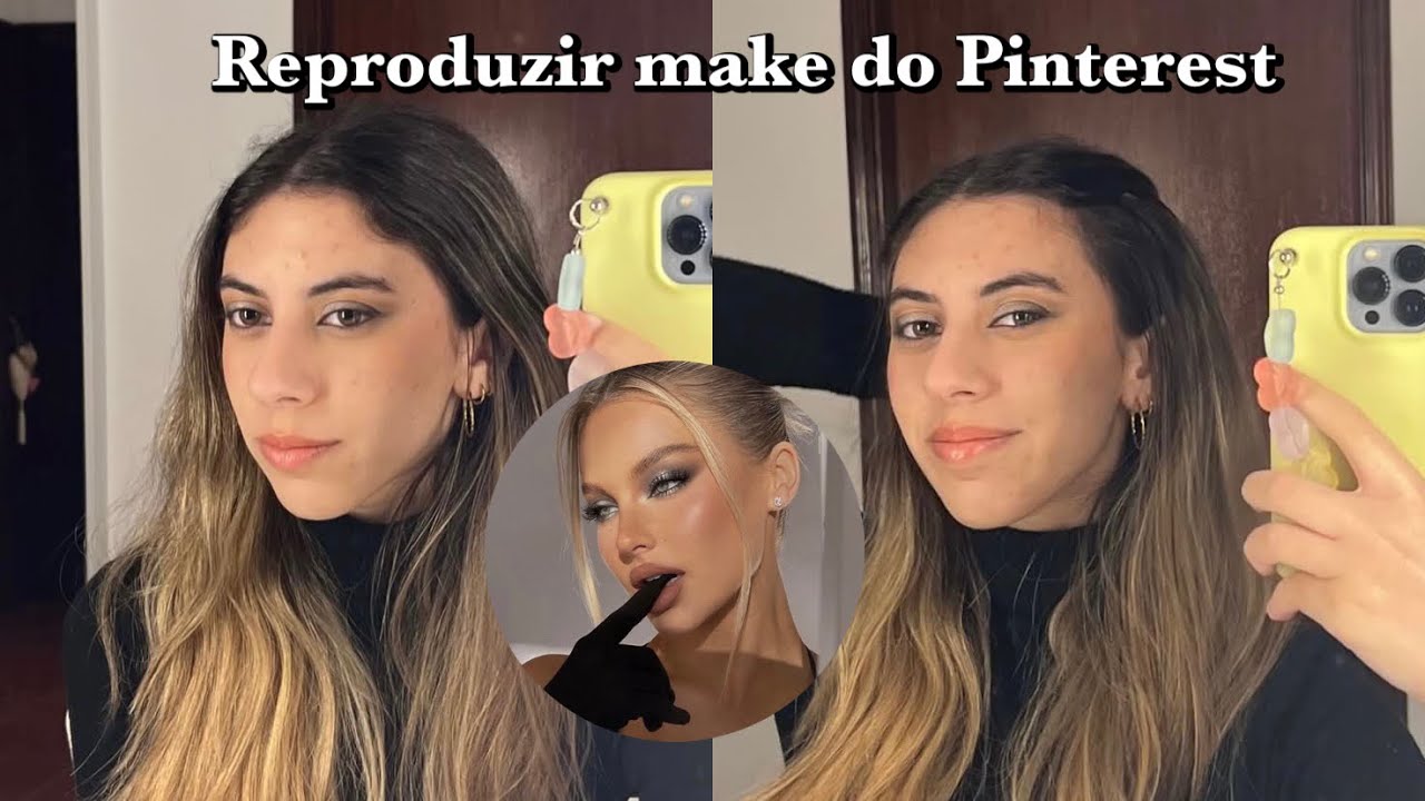 Tentei reproduzir uma make do Pinterest ~ One Week With Me - YouTube