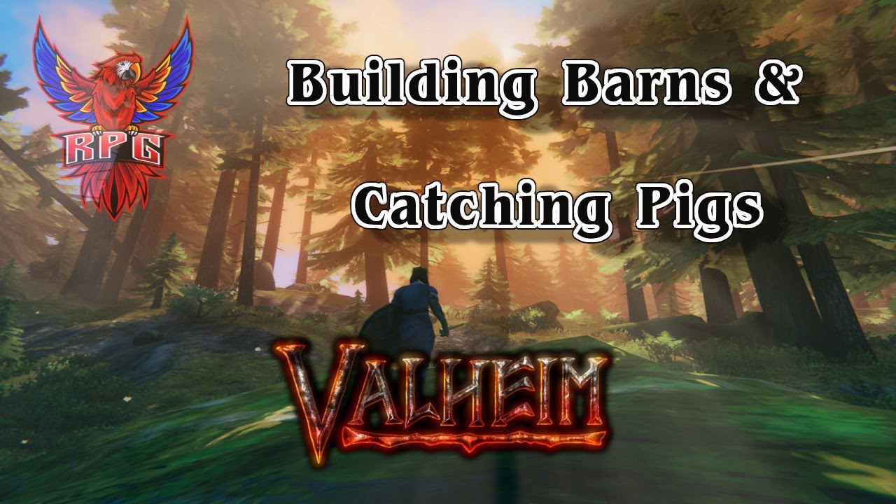 Building Barns and Catching Pigs THE RPG WAY -- VALHEIM - YouTube