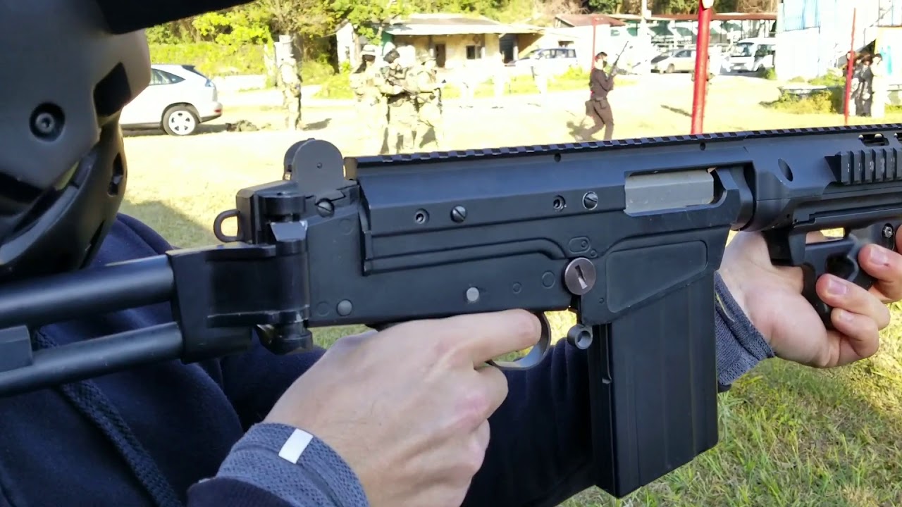 Daytona SA-58 OSW FAL GBB - YouTube