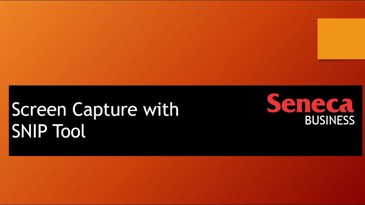 Snip Tool - YouTube