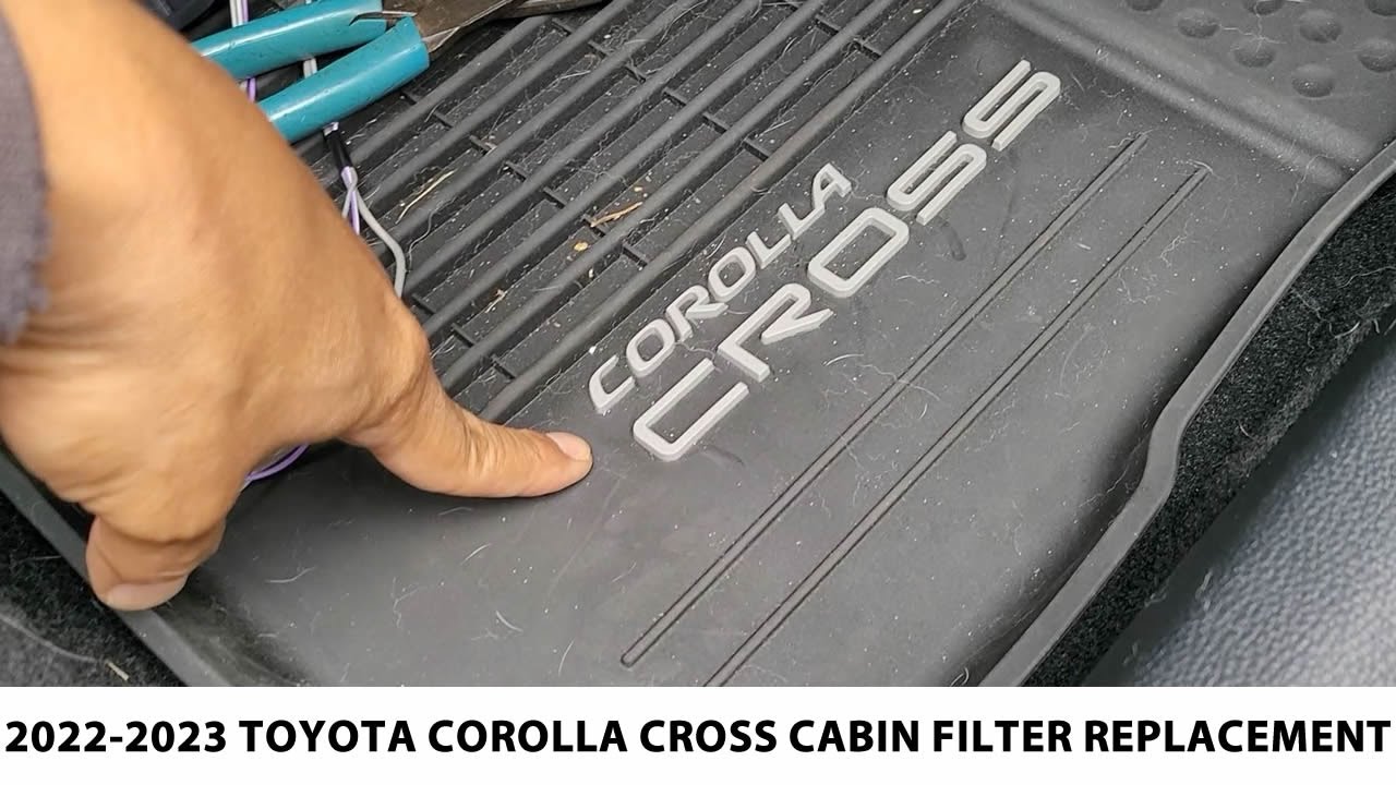 2023 Toyota Corolla Cross Cabin Air Filter Location