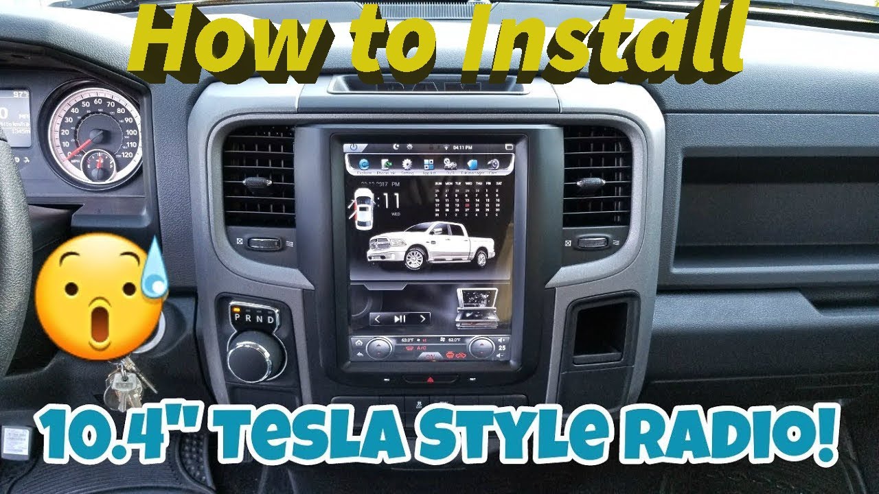 How to Install a Tesla Style Radio in ANY Vehicle!! #howto #teslaradio ...