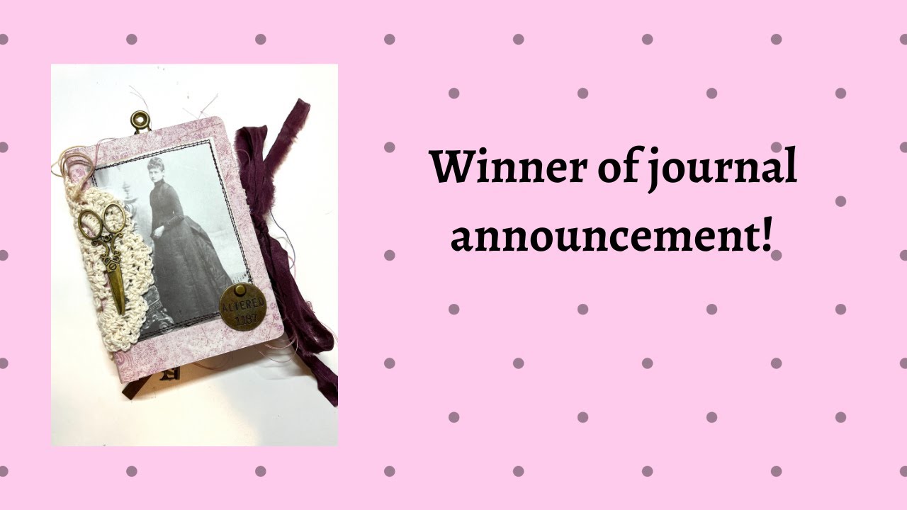 Winner of my Your Creative Studio journal!!! - YouTube