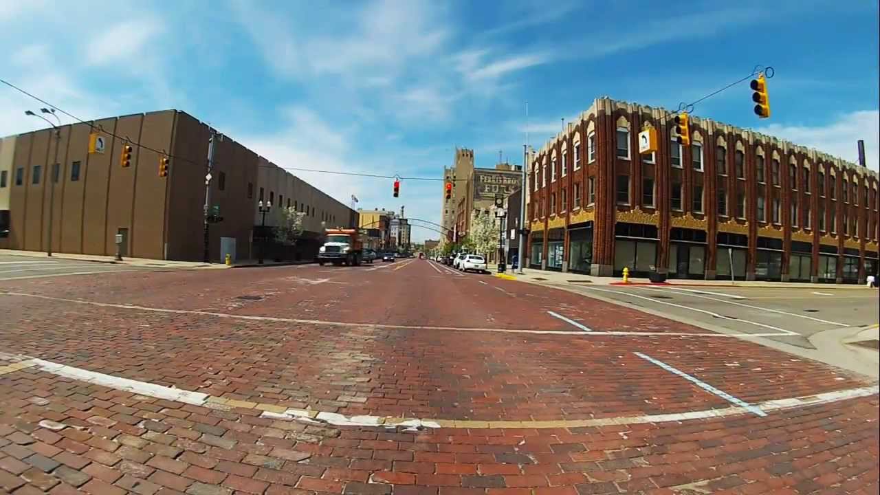 Spring in Downtown Flint Michigan - YouTube