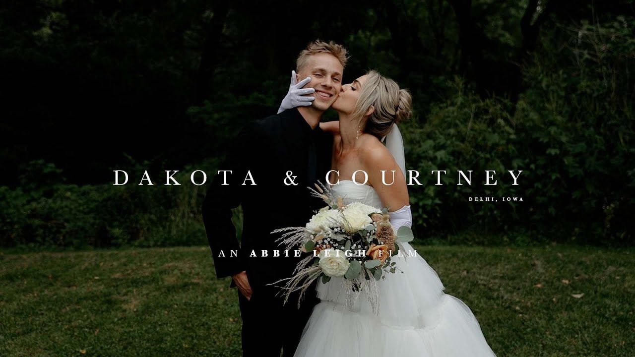 Dakota & Courtney | Backyard Wedding | Delhi, Iowa | Sneak Peek - YouTube