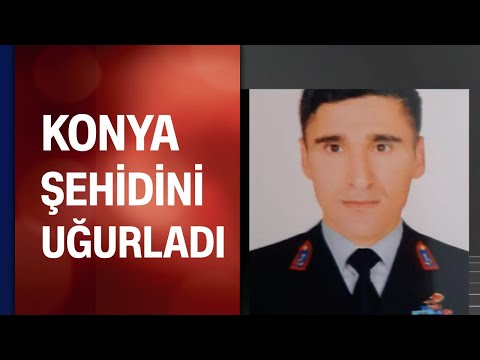 Konya şehidini uğurladı.Şehit Uzman Çavuş Ali Konukçu kaldırıldığı hastanede şehit oldu.