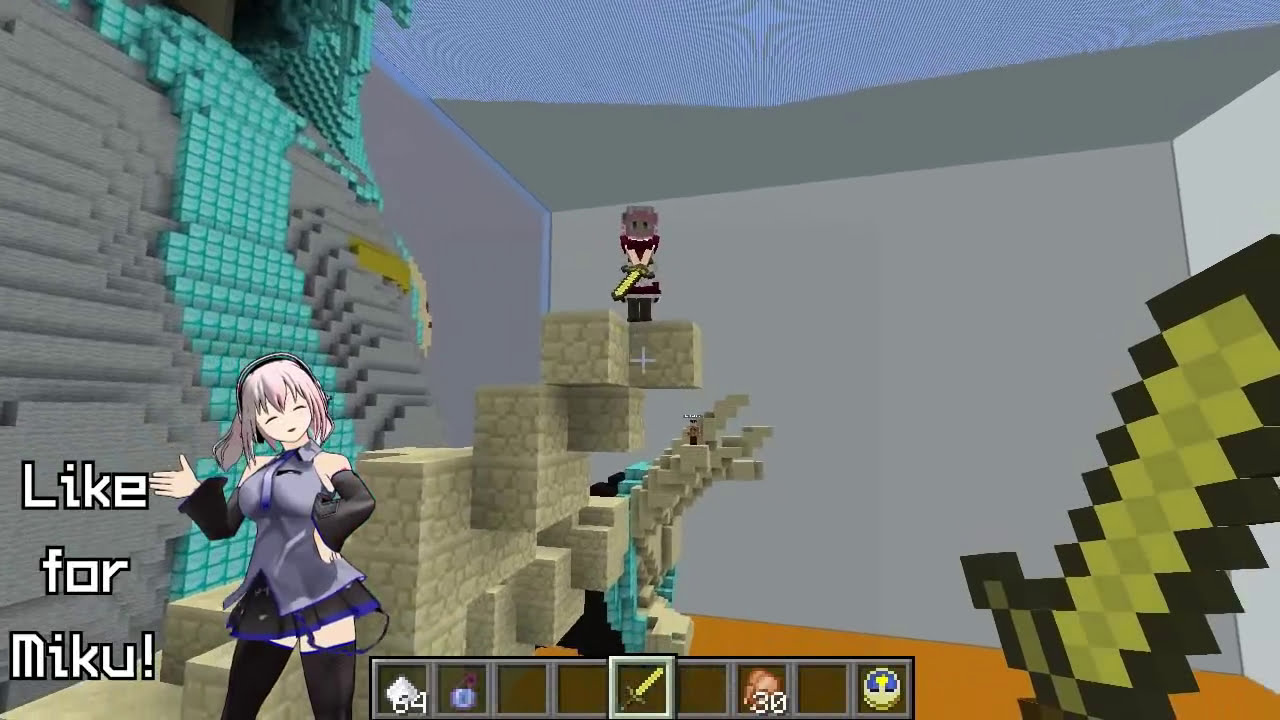 Minecraft EPIC Hatsune Miku STATUE! - YouTube