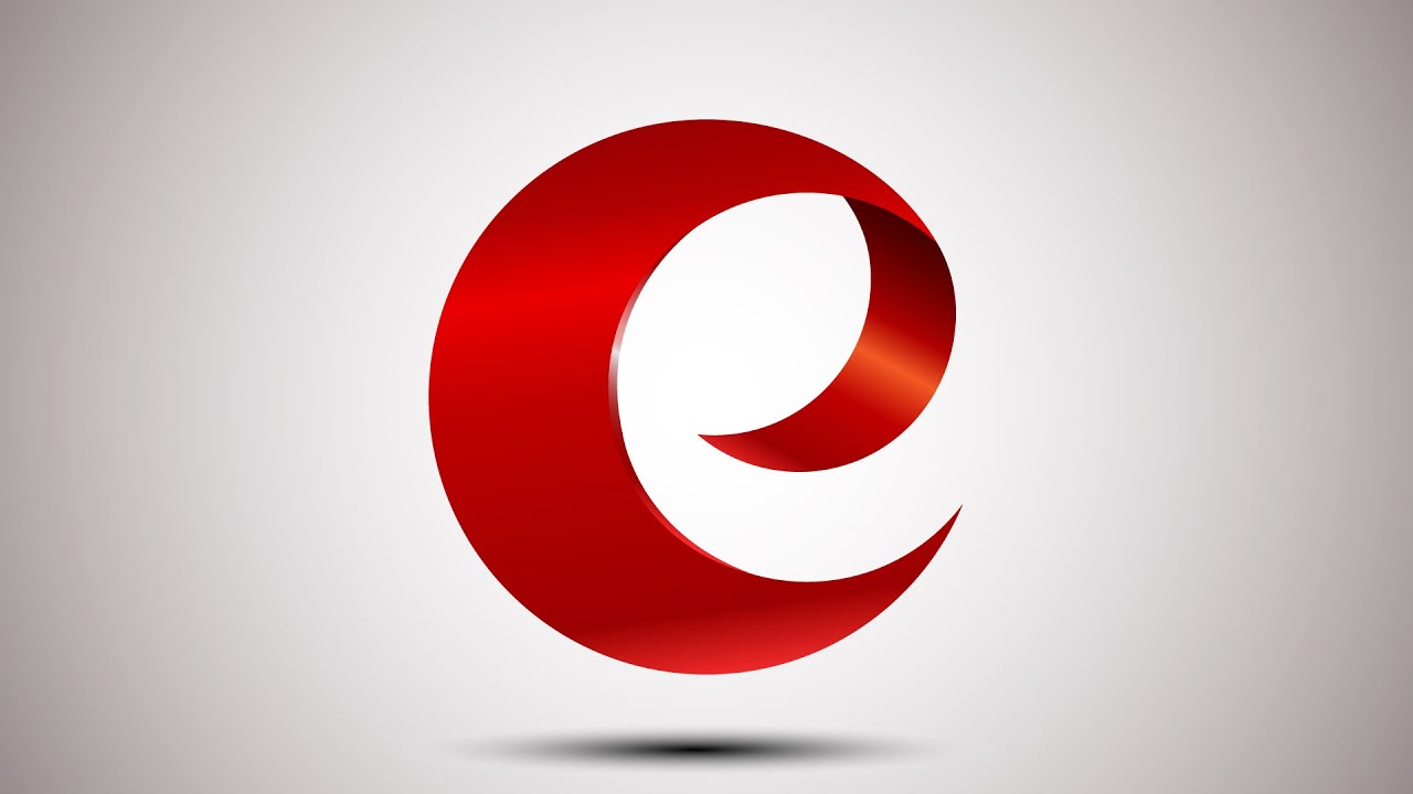 How to make Letter E Logo Design Tutorial | Illustrator (2020) - YouTube