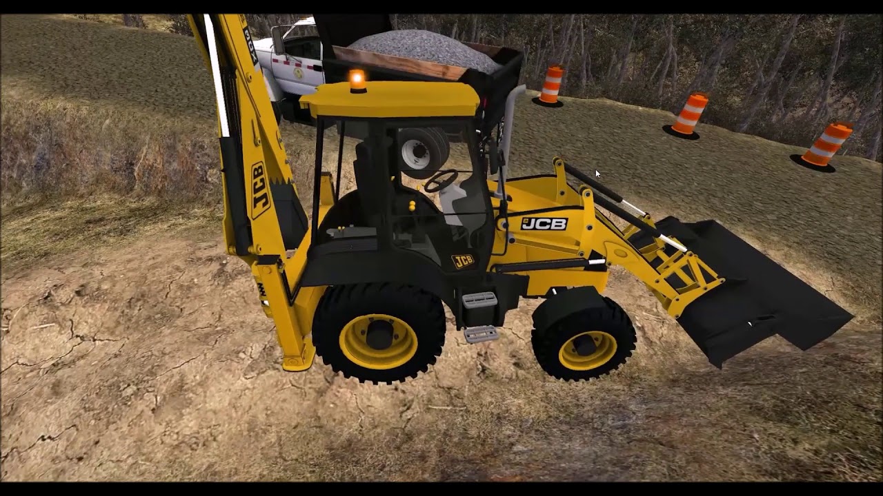 Jcb startup and working - YouTube