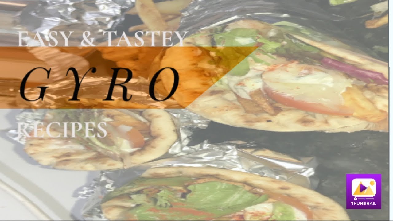 How to make gyro(γύρο) for the ingredients and vegetarian version go ...