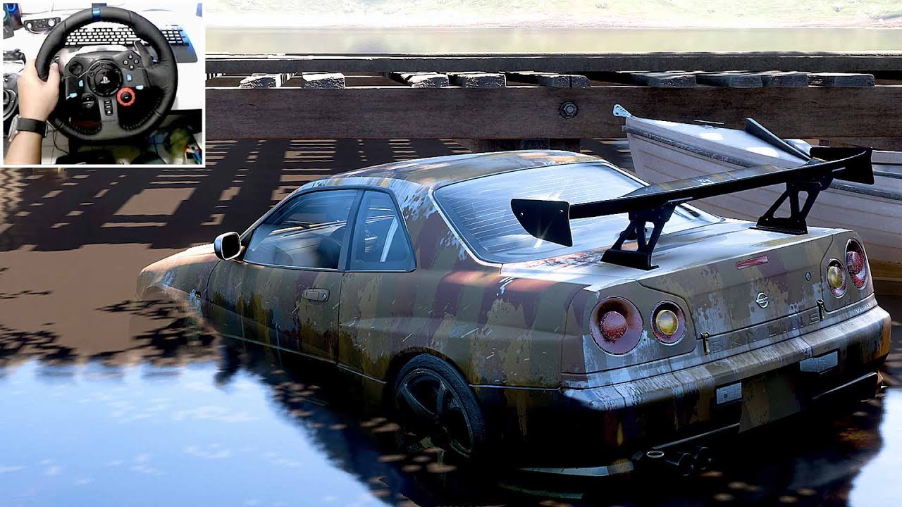 Rebuilding Nissan GTR R34 Forza Horizon 5 Logitech G29 Gameplay - YouTube