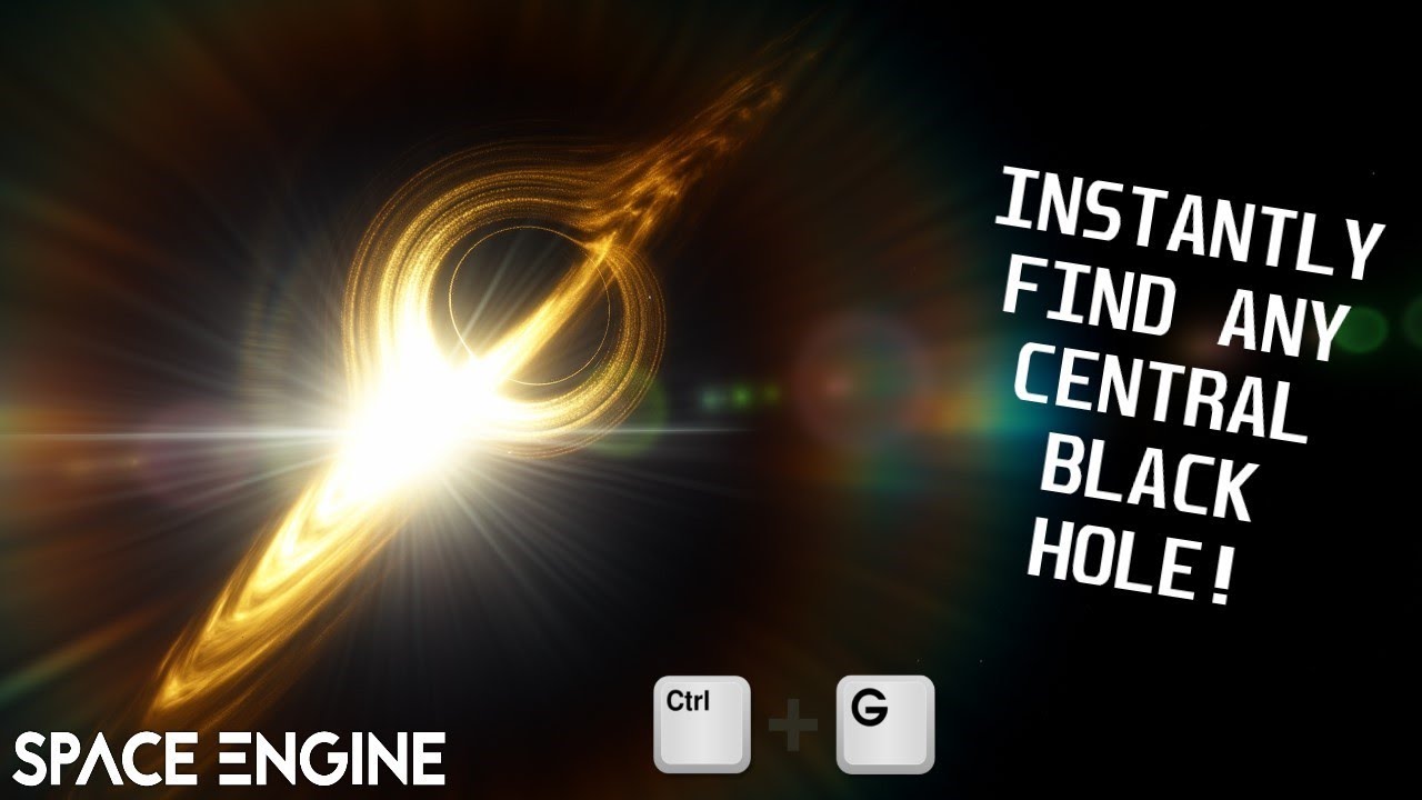 How To INSTANTLY Find Any Central Black Hole - Space Engine - YouTube