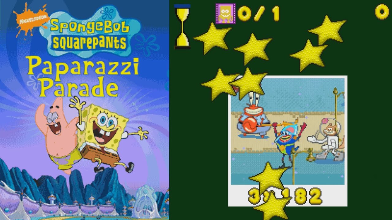 SpongeBob: Paparazzi Parade JAVA GAME (Digital Chocolate 2007) - YouTube