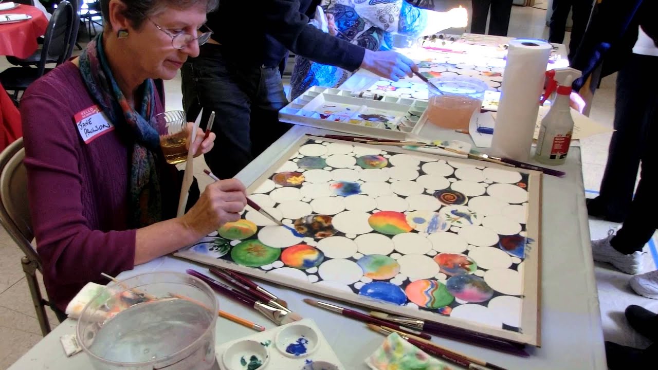 Collaborative watercolor painting #1. SCVWS - Santa Clara Valley ...