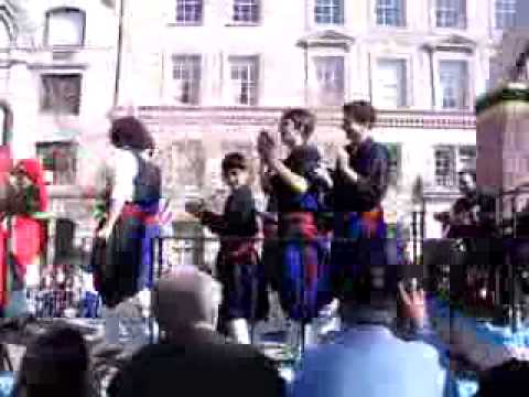 Greek parade float - YouTube