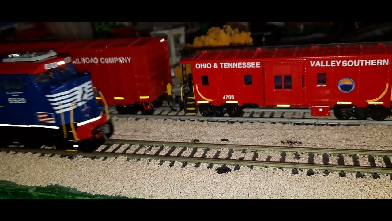 ho scale RBBB circus train - YouTube