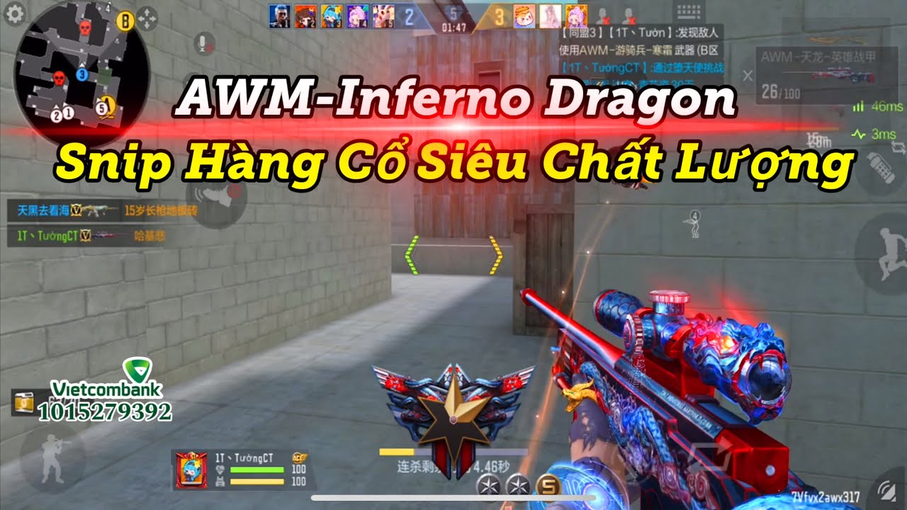 CF Mobile | AWM-Inferno Dragon Skin Free Snip Hàng Cổ Siêu Chất Lượng ...