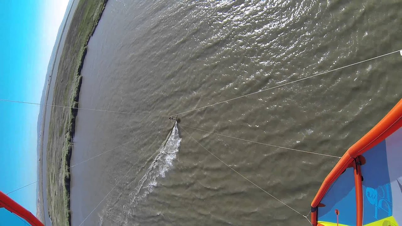 Point Buckler Island Private Kite Boarding loop onboard with John ...