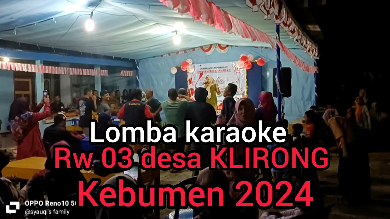 LOMBA KARAOKE 17an COVER MBAK UMNI BADAI BIRU - YouTube