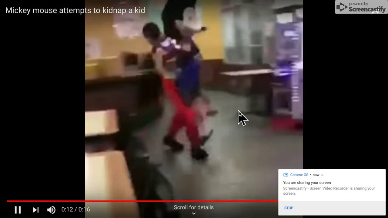BREAKING NEWS: Mickey Mouse kidnaps a kid!!!!! - YouTube
