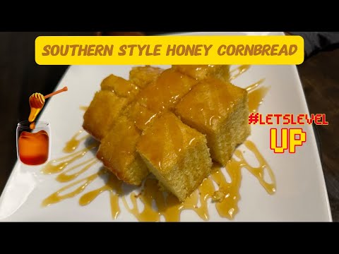 Sweet Southern Style Honey Cornbread - YouTube