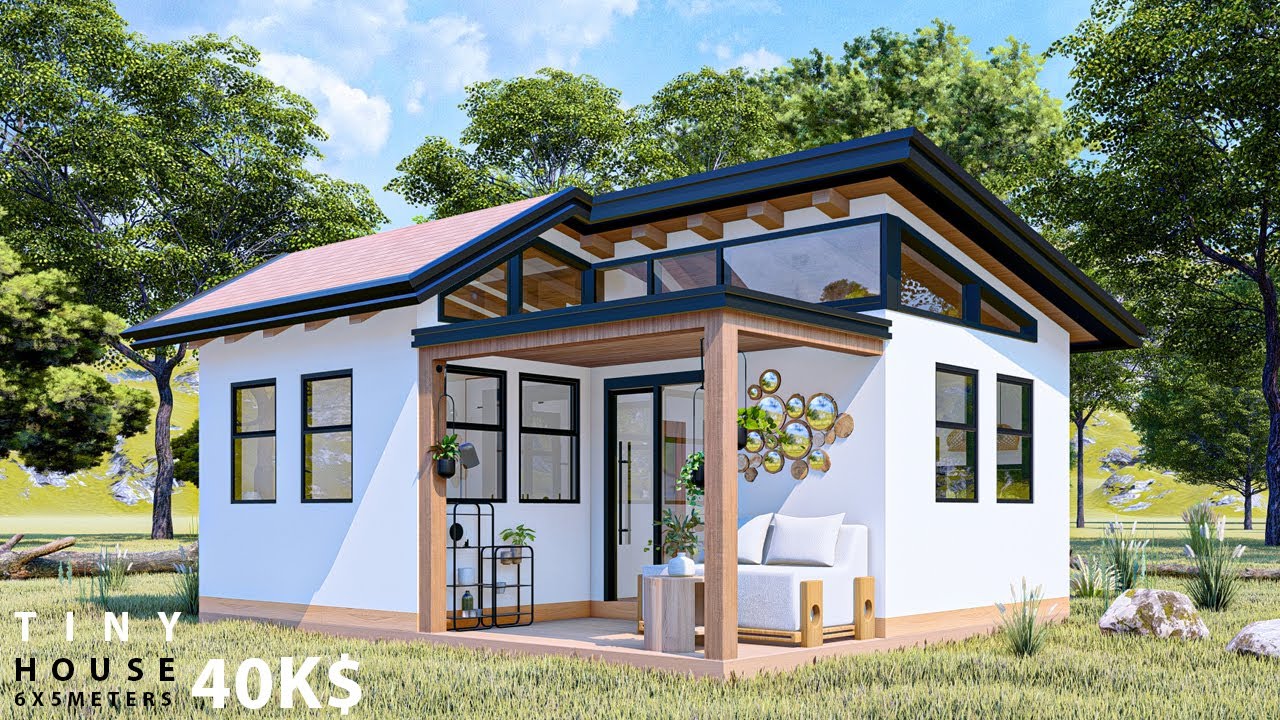 SMALL Farm House Design ( 6x5 Meters ) Excellent Small House Design ...