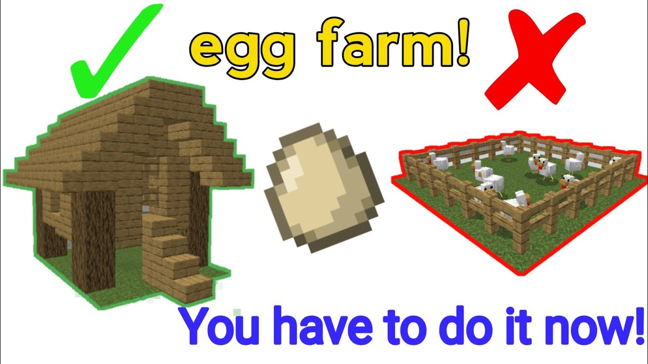 Minecraft How To Make An Egg Farm YouTube Minecraft How To Make An Egg Farm YouTube
