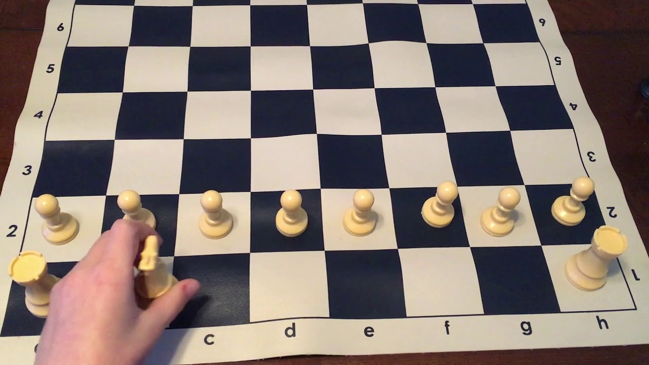 How to setup a chess board with coordinates - YouTube