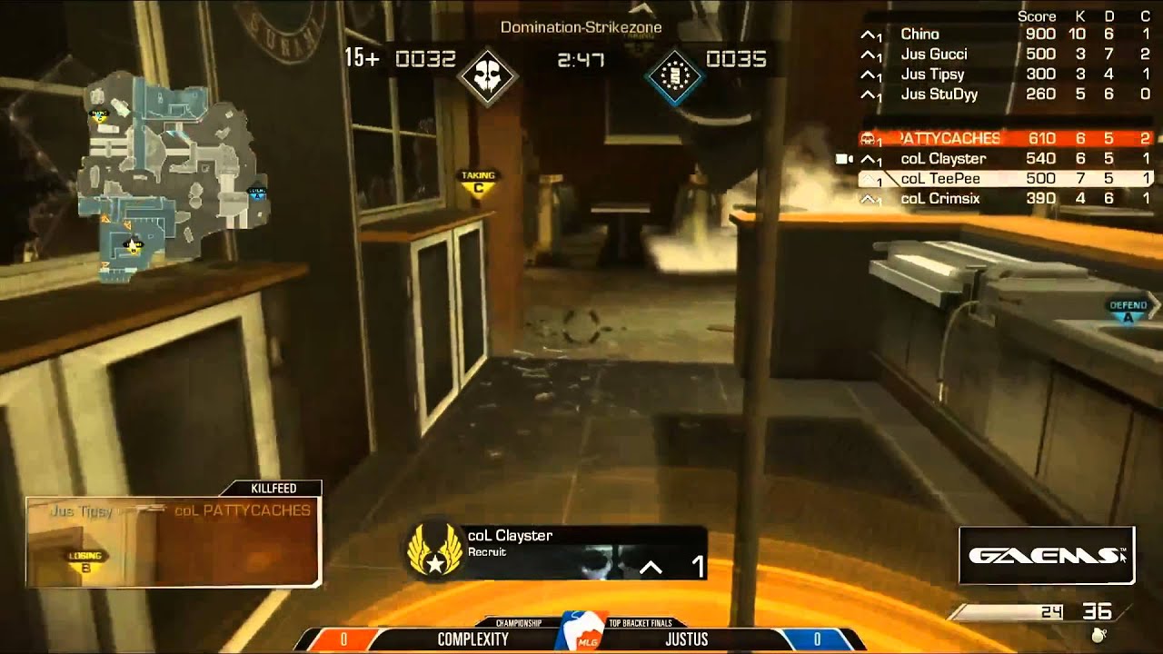 CompLexity Vs Justus - TeePee la tornade - MLG Colombus Call of Duty ...
