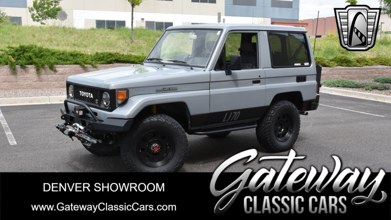 1728-DEN 1987 Toyota LJ70 Gateway Classic Cars of Denver - YouTube