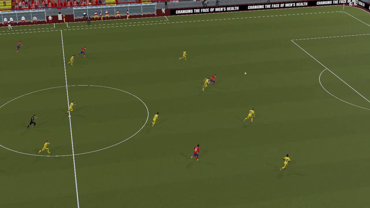 Gameplay while using Simeone FM20 4-4-2 tactic with ATM - YouTube