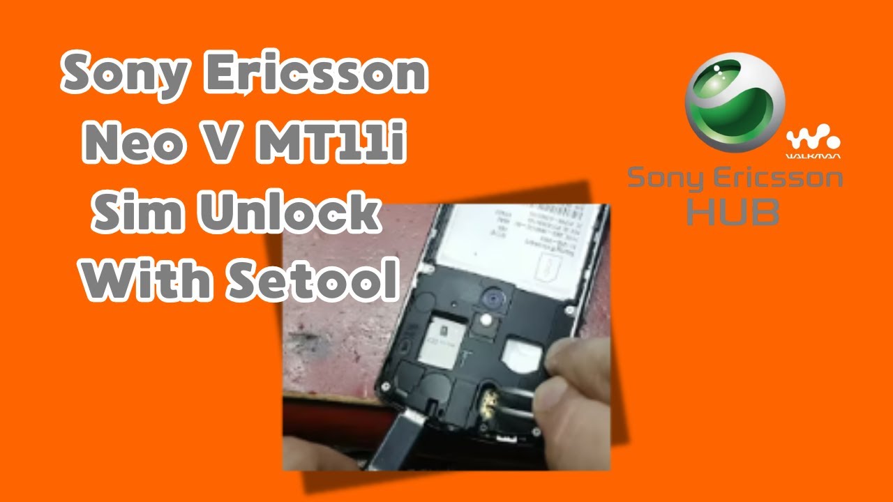 Unlock Sony Xperia Neo V MT11i with Setool - YouTube
