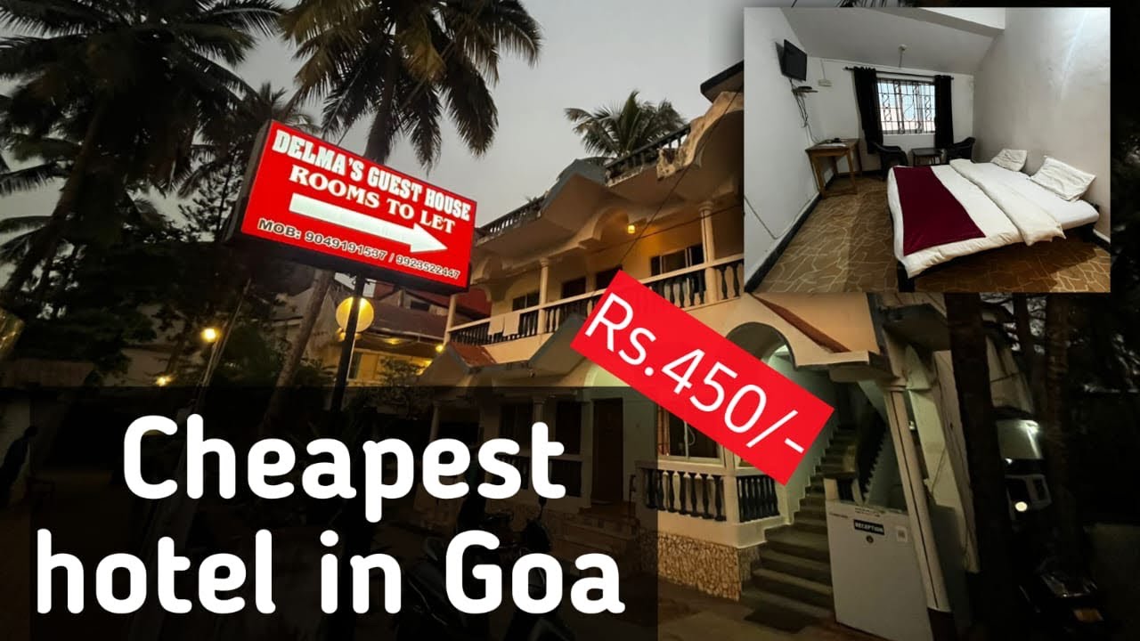 Cheapest hotel in goa December 2022 - YouTube