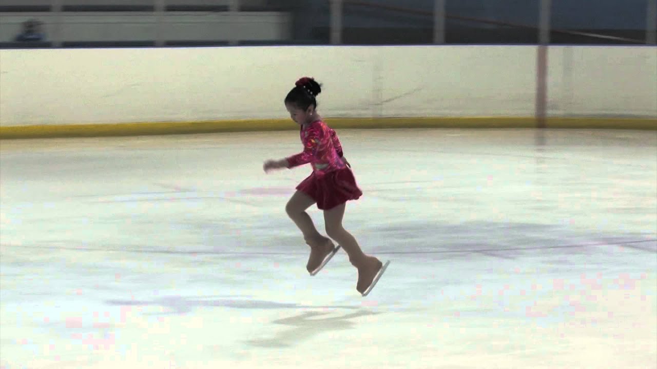 Pines Ice Arena Stephanie He Basic Skills 2014 - YouTube
