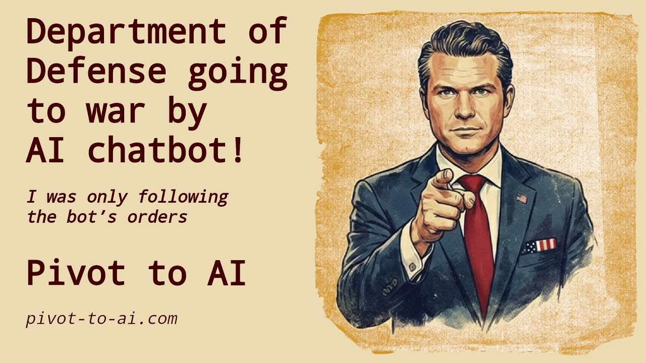 Department of Defense goes to war by AI chatbot - YouTube