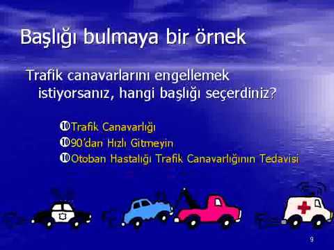 Yazılı Sunum Teknikleri