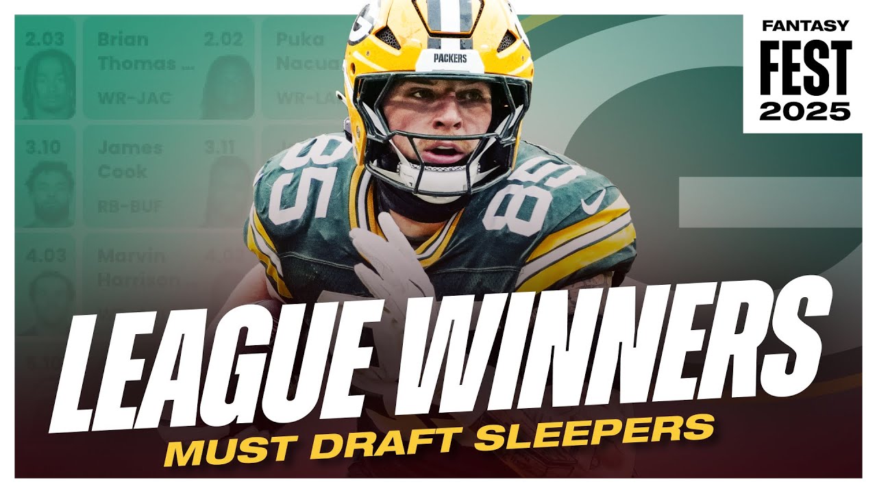 6 Fantasy Football LEAGUE WINNERS Experts Love to Target in Drafts ...