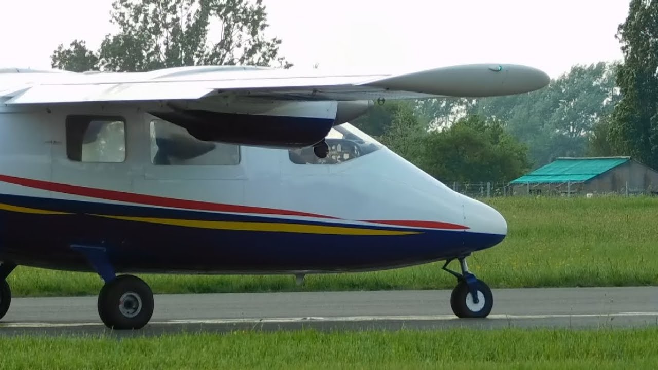 Ravenair Partenavia P68B Victor G-RVNP Departure From London Southend ...