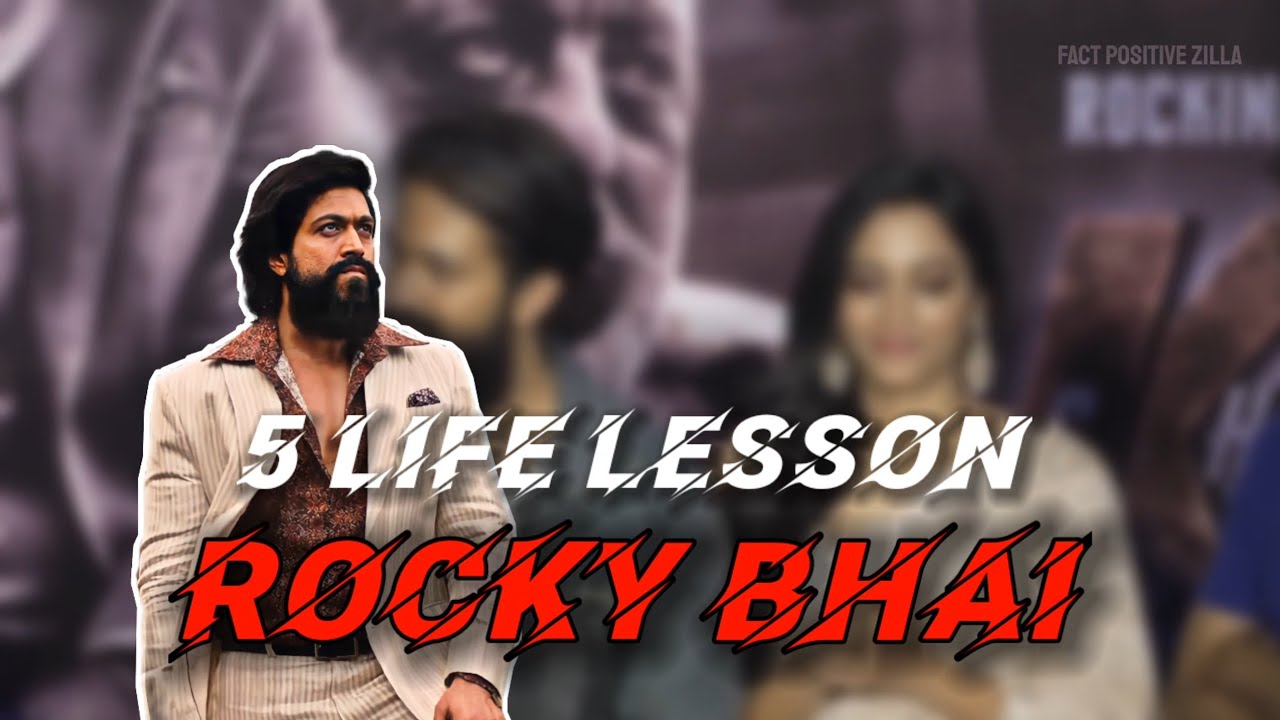 KGF Chapter 2 Rocking Star Yash 🔥 | Learn from Rocky Bhai KGF Movie ...